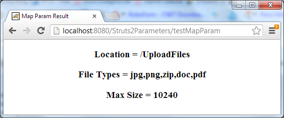 How To Pass Parameters From Strutsxml To Struts Action Class